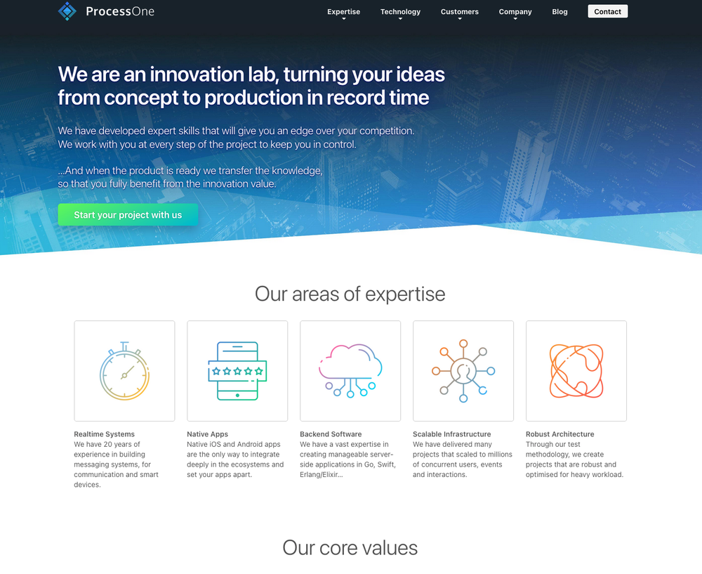 ProcessOne Unveils New Website