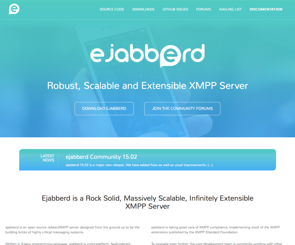 Revamped ejabberd website, new logo, new development process / ProcessOne