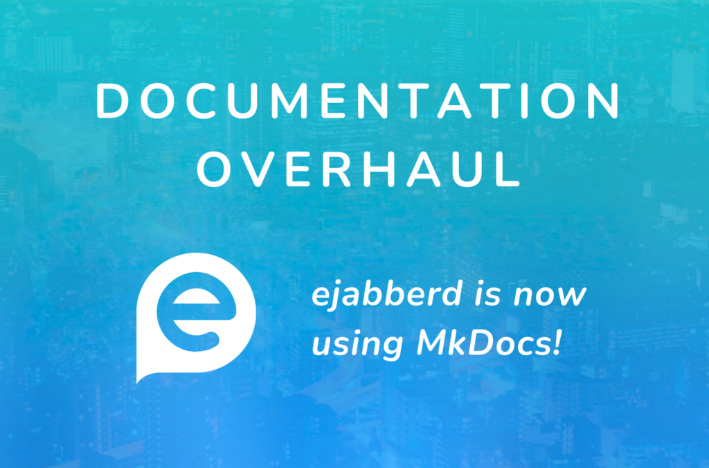 Ejabberd Docs Now Using Mkdocs Processone